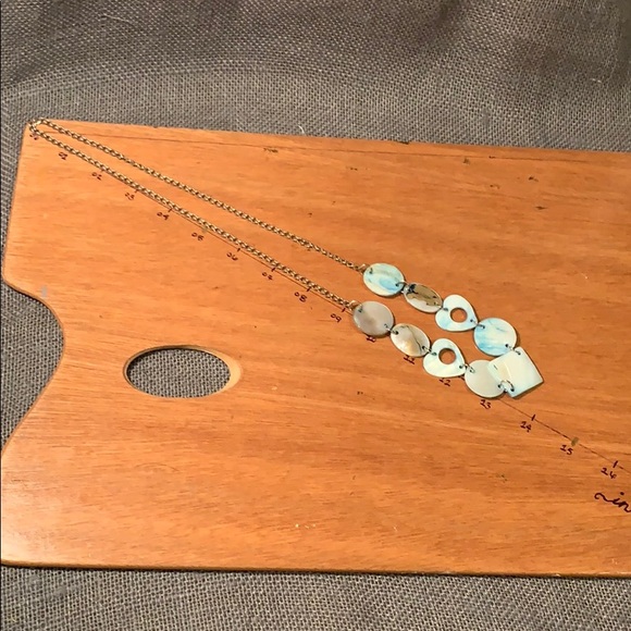 Jewelry | Geometric Shell Necklace | Poshmark